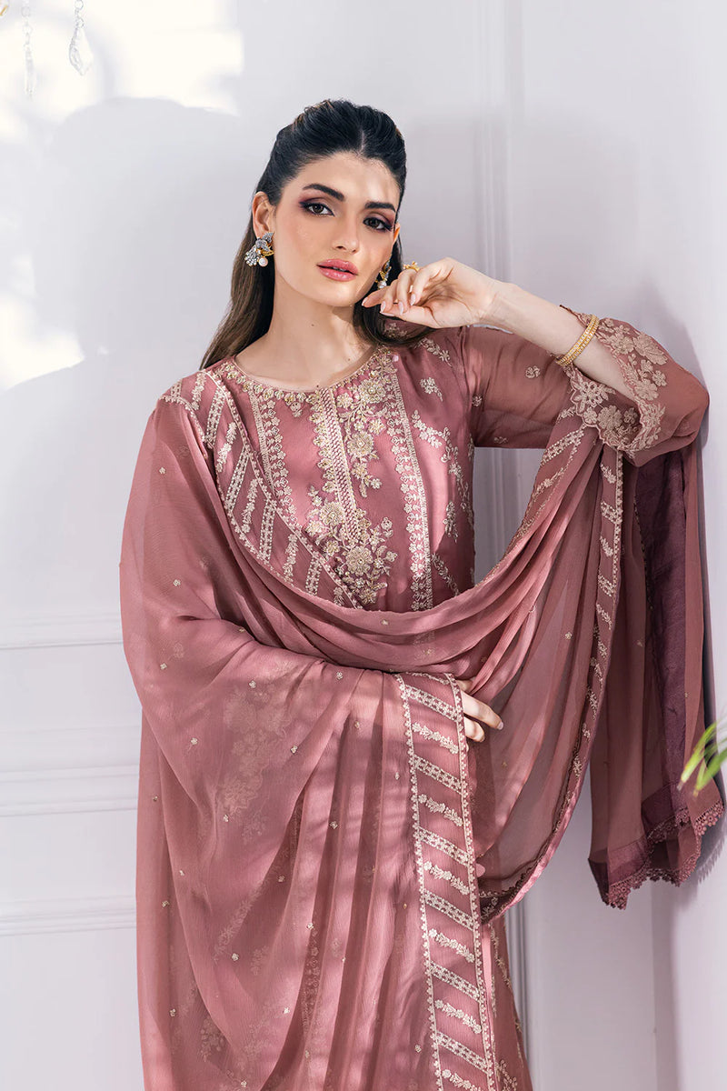 Azure Ensembles CANDY BLUSH Chiffon 3 pc - 09523 – Fashion Flare