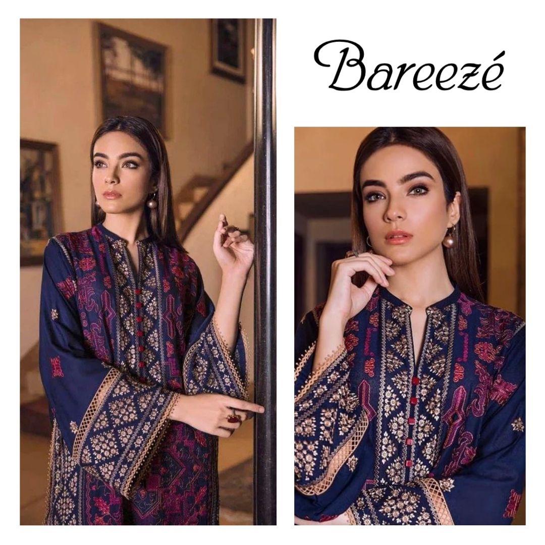 Bareeze BLUE Dhanak 2 Piece - 20046 – Fashion Flare