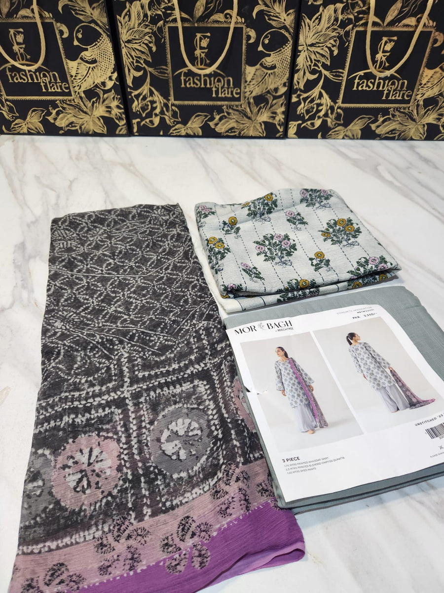 Original Factory Leftover Beechtree Khaddar Digital Print 3 Piece Dres – Fashion Flare