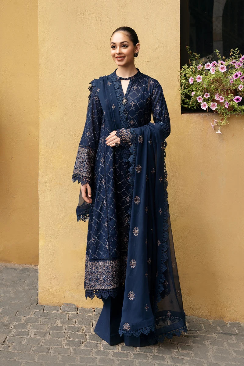Bareeze GEOMETRIC FUSION Dhanak 3 Piece - 11383 – Fashion Flare