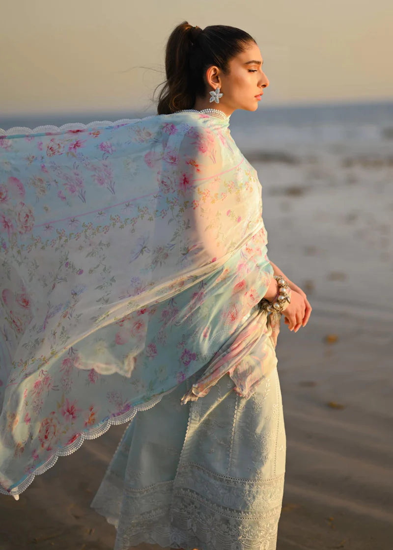 Zaib by Nimsay BABY BLUE - 3 PC Lawn Dress - 10418 – Fashion Flare