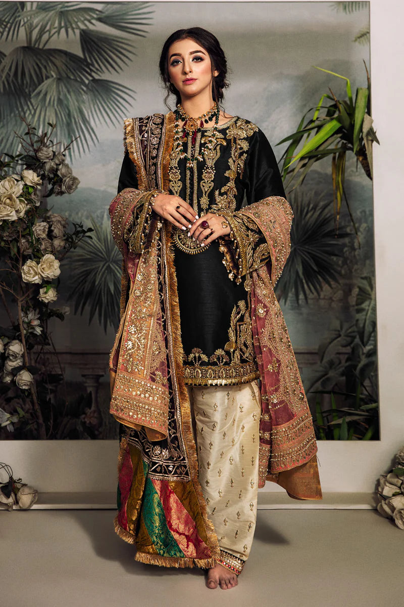 Mehr khan KALA GULAB Micro Velvet 9000 Luxury Wedding Formal 3 Piece D ...