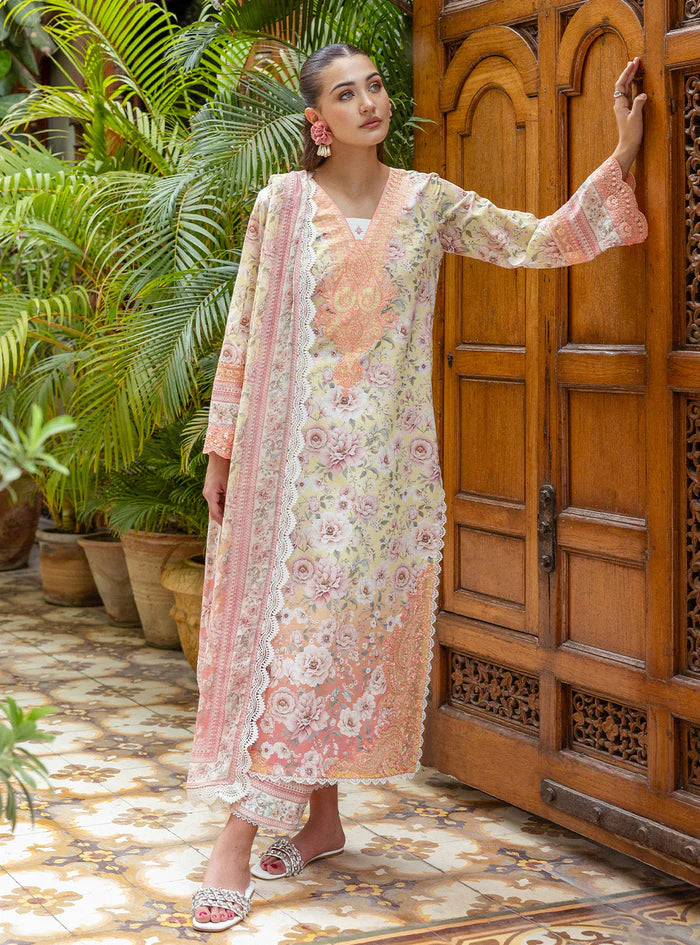 Zainab Chottani PERNIA Embroidered & Printed Lawn 3 Piece Dress - J149 ...