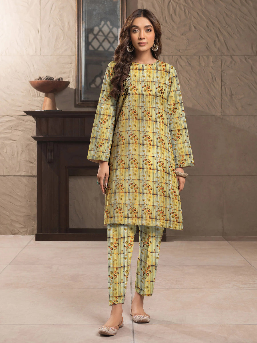 Original Fatima Noor Factory Leftover Co Ord Slub Linen 2 pc - 09412 ...