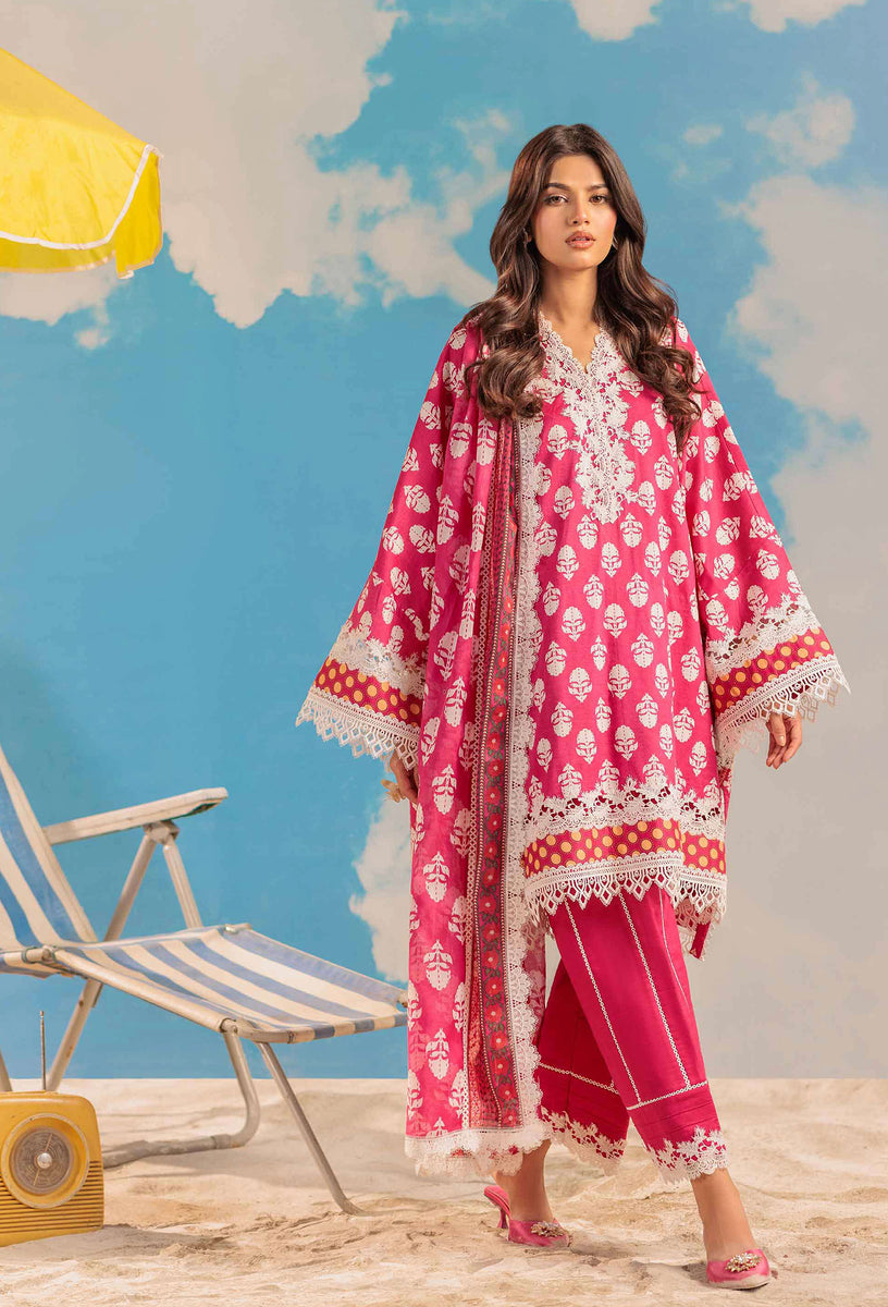 Original Factory Leftover Bonanza Satrangi Print Lawn 3 Piece Dress ...