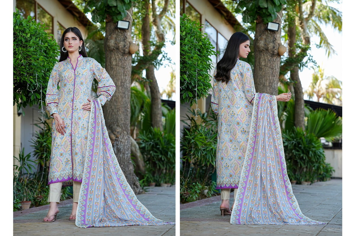 Original Factory Leftover Kayseria by Jaffrani Bana Dora Lawn 3 Piece ...