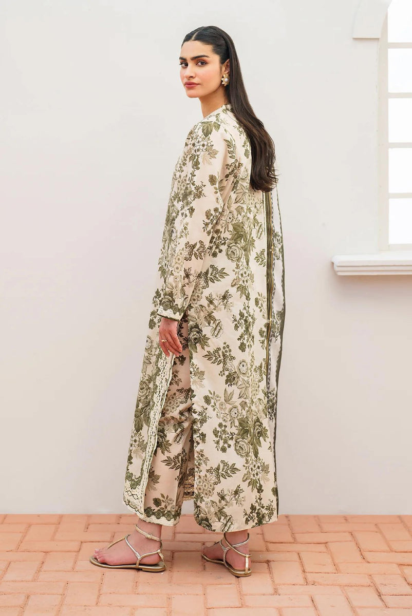 Baroque Winter 3 Piece Digital Print Khaddar - 20173 – Fashion Flare